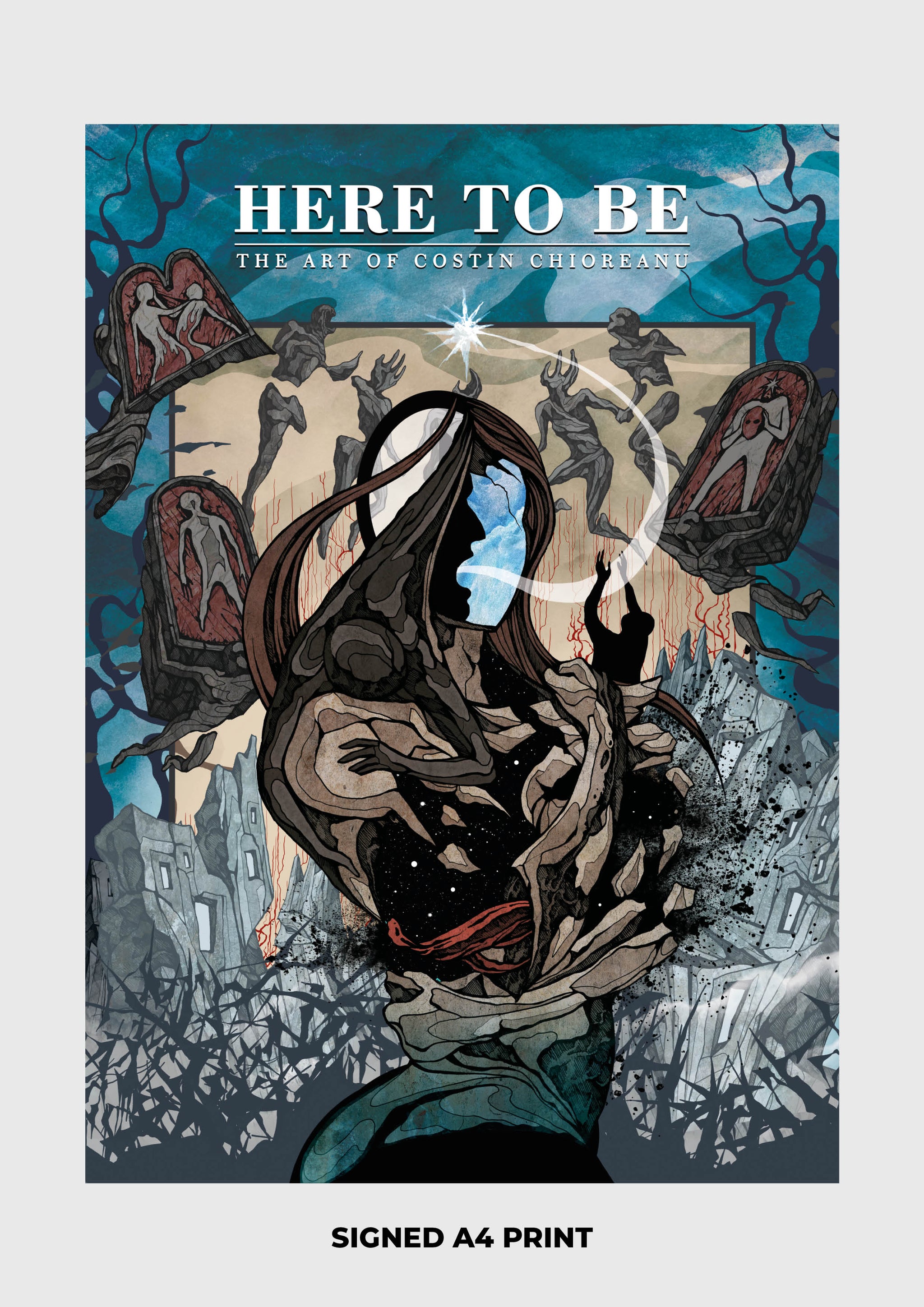 "Here to Be" Hardback Edition: Delve into the Artistic World of Costin ...